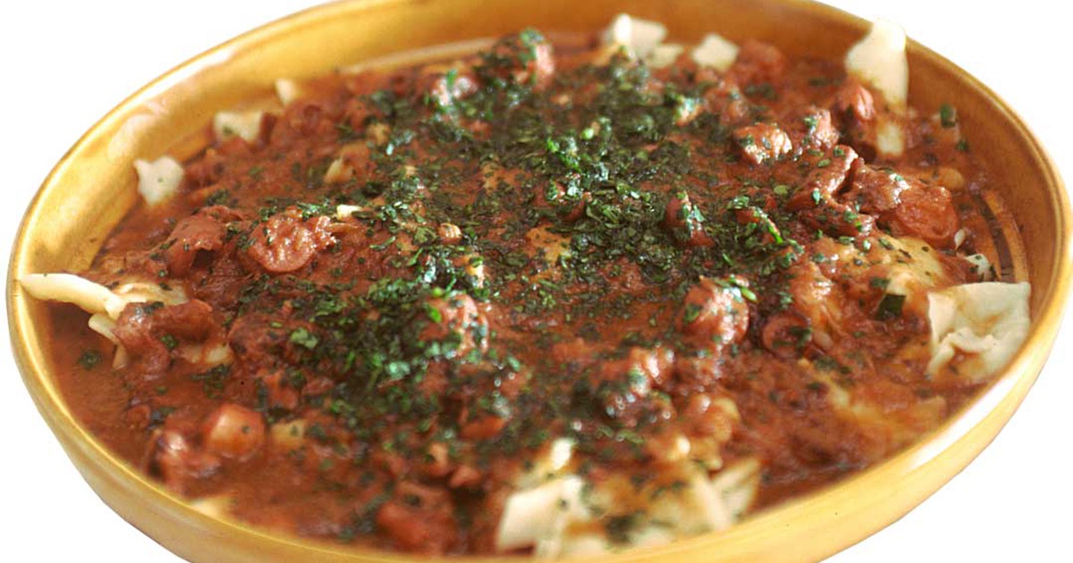 Brudet od suhog mrkača zi makaruni - Kvarnerska kuhinja | Gastronaut