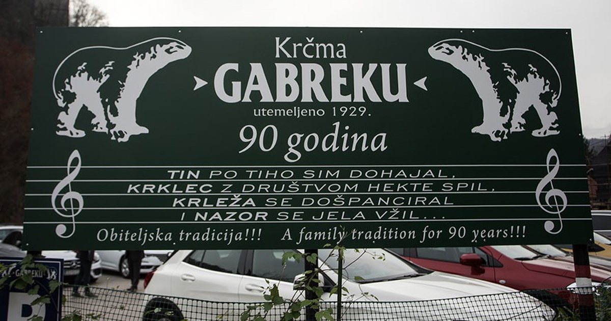 Krčma GABREKU 1929, Samobor - Gastronaut restorani