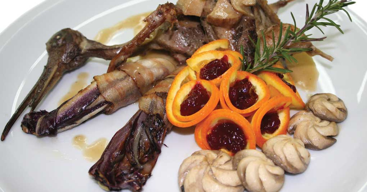 Šljuka u umaku od začinskog bilja i četiri vrste gljiva - Slavonska ...